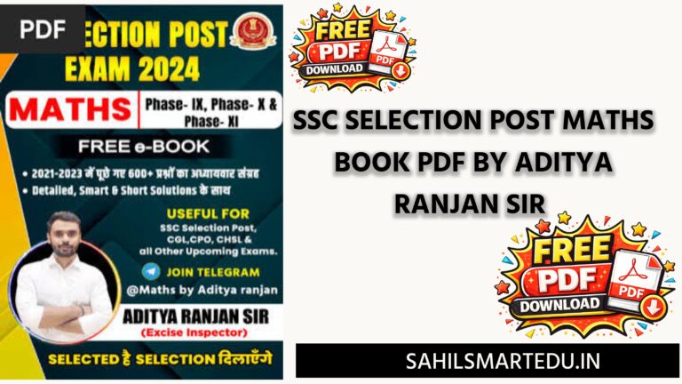 SSC Selection Post Maths Book Pdf By Aditya Ranjan Sir, आदित्य रंजन ...